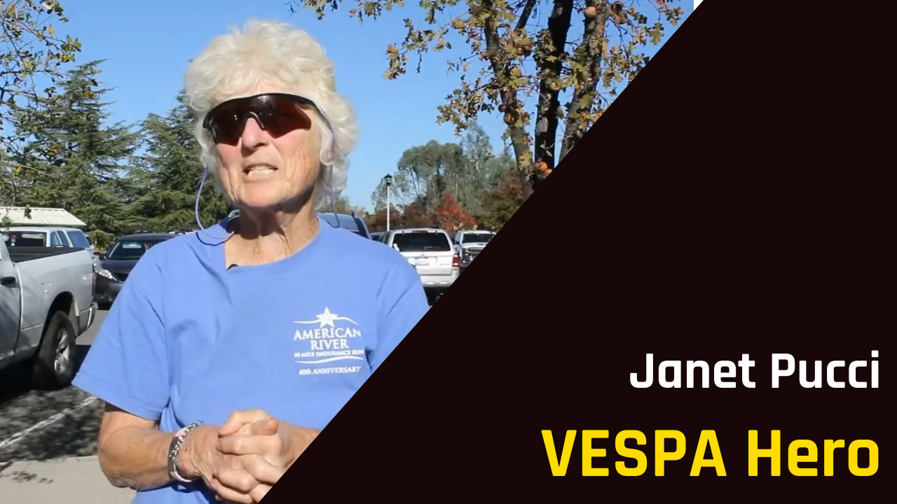 Janet Pucci Uses Vespa to Run Ultra Marathons at the Age of 71
